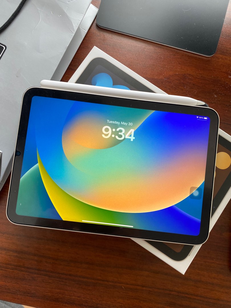 IPAD MINI 6 Starlight (64GB) with Apple Pencil 2, Mobile Phones ...