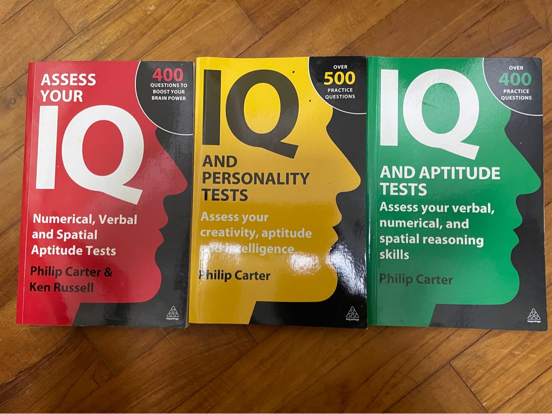 IQ tests, Hobbies & Toys, Books & Magazines, Assessment Books on Carousell