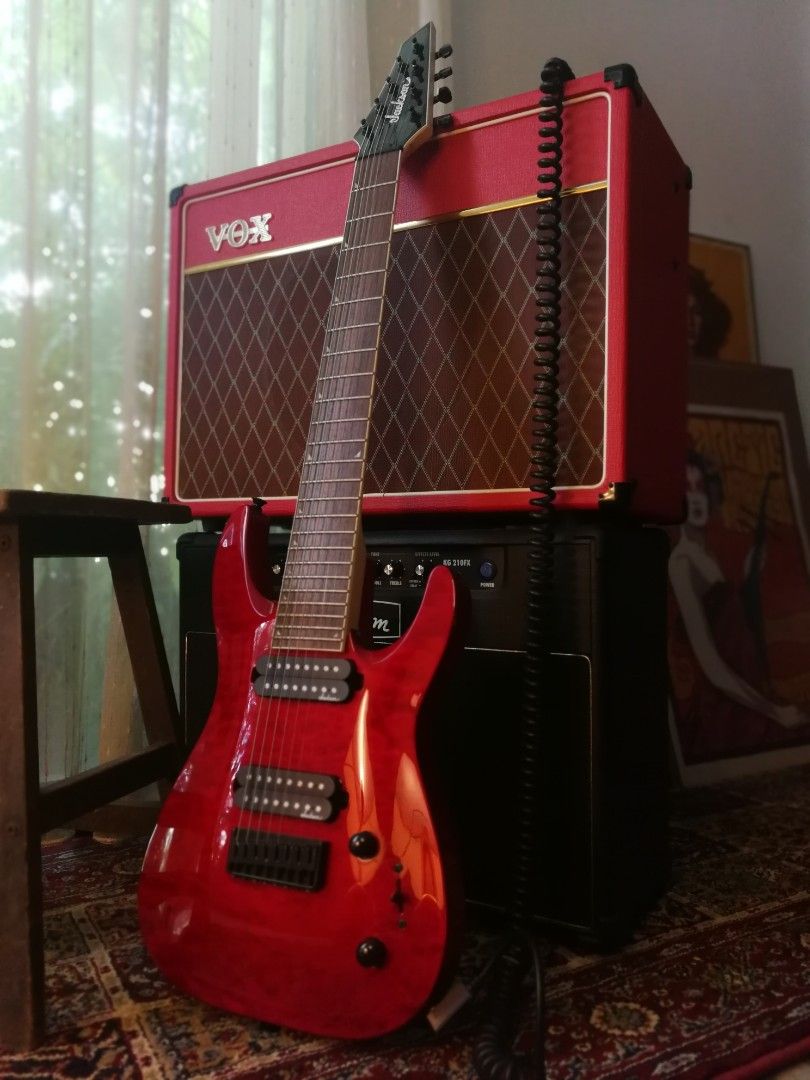 Jackson JS-32-8Q DKA HT, Hobbies & Toys, Music & Media, Musical ...