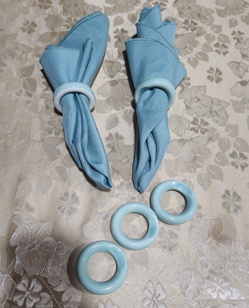 Jade Napkin Rings, Furniture & Home Living, Kitchenware & Tableware ...