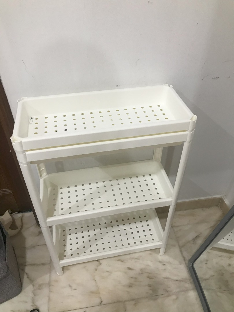 Japan Home - Plastic Rack (White), Furniture & Home Living, Furniture ...