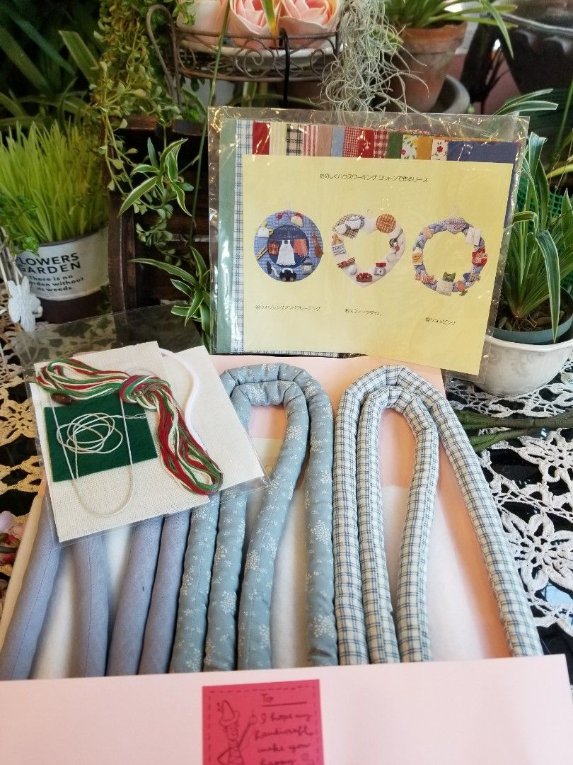 Japan Patchwork DIY wall hanger kits, Hobbies & Toys, Stationery ...