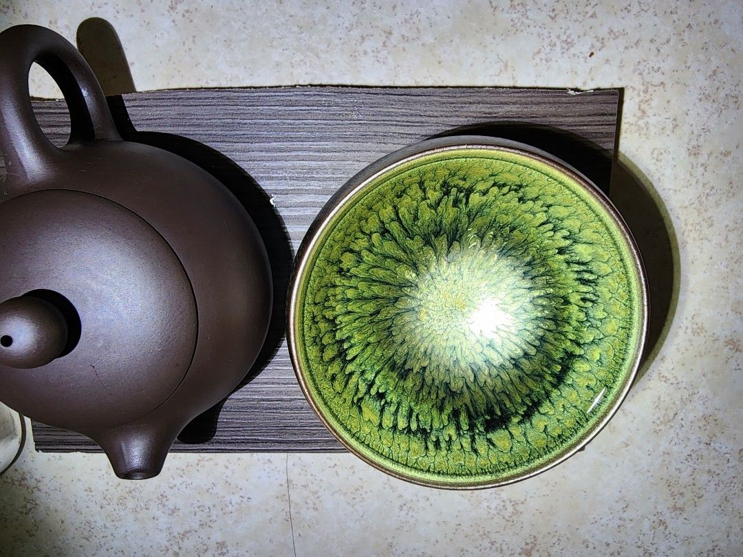 Jian zhan chinese tenmoku tea cup fully hand made, Furniture & Home ...