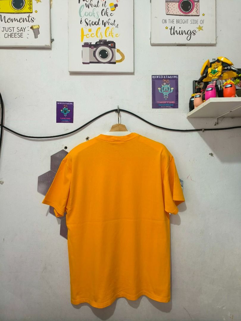 Kaos Disney Kuning Kunyit Big Winne The Pooh, Fesyen Pria, Pakaian ...