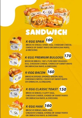 k-egg sandwich, Food & Drinks, Other Food & Drinks on Carousell