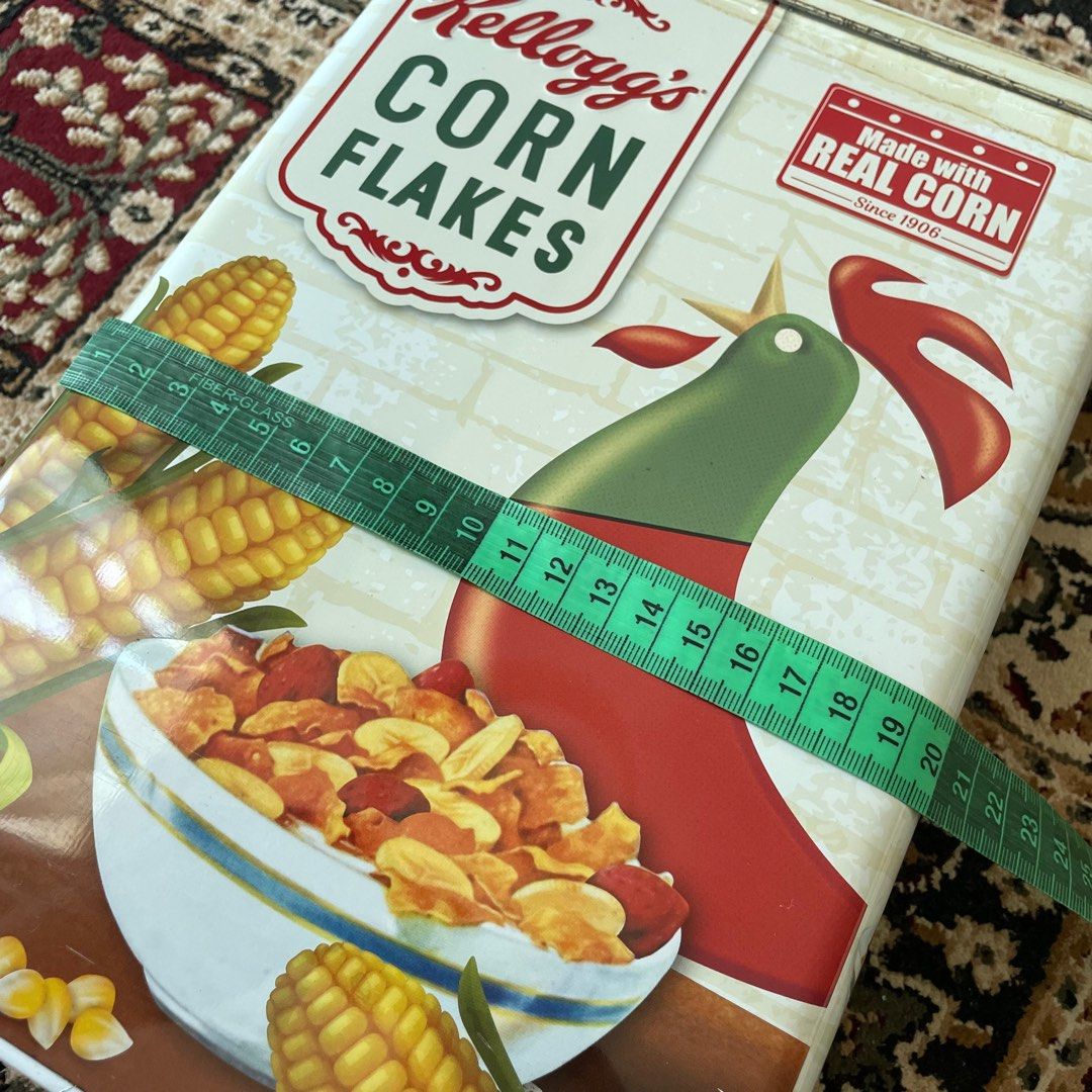 KELLOGG CORN FLAKES VINTAGE KELLOGG'S CHICKEN LOGO BOX REPRO MADE IN ...