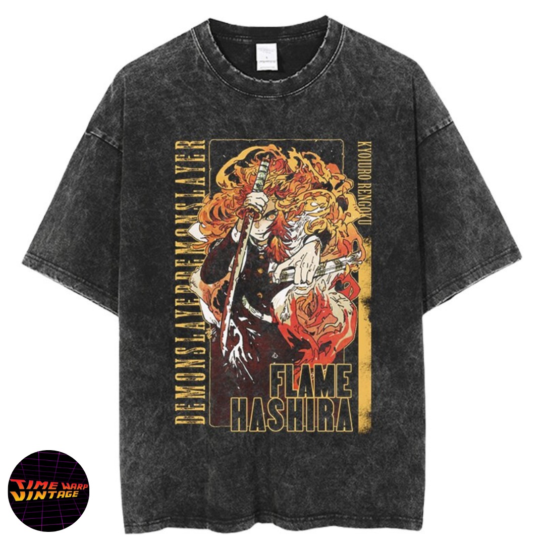 Kimetsu No Yaiba Demonslayer "Rengoku Kyojuro - Flame Hashira" Vintage ...