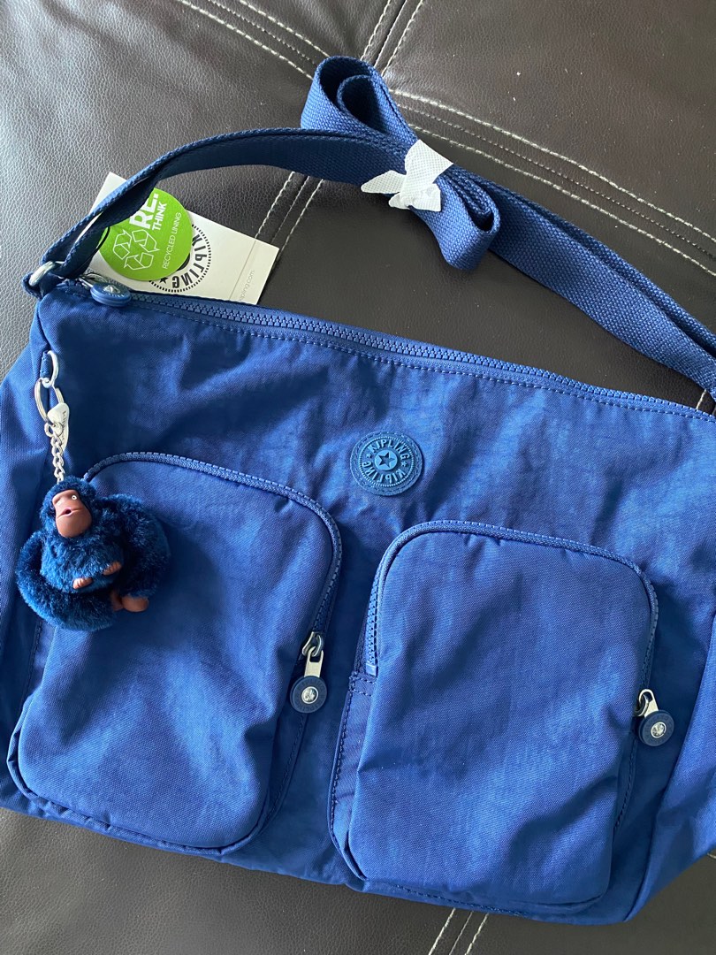 Kipling sidney bag in ink blue tonal on Carousell