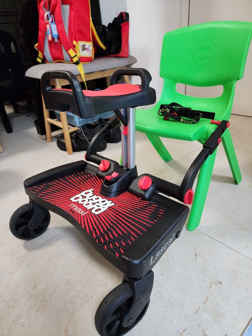 Lascal buggy board maxi Plus (with seat), 兒童＆孕婦用品, 外出用品, 外出用品 - 嬰兒車 ...