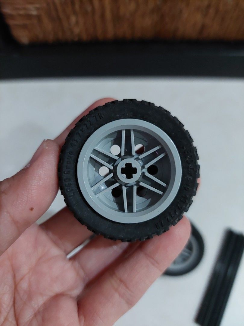 LEGO TIRE PART + RIM, Hobbies & Toys, Toys & Games on Carousell