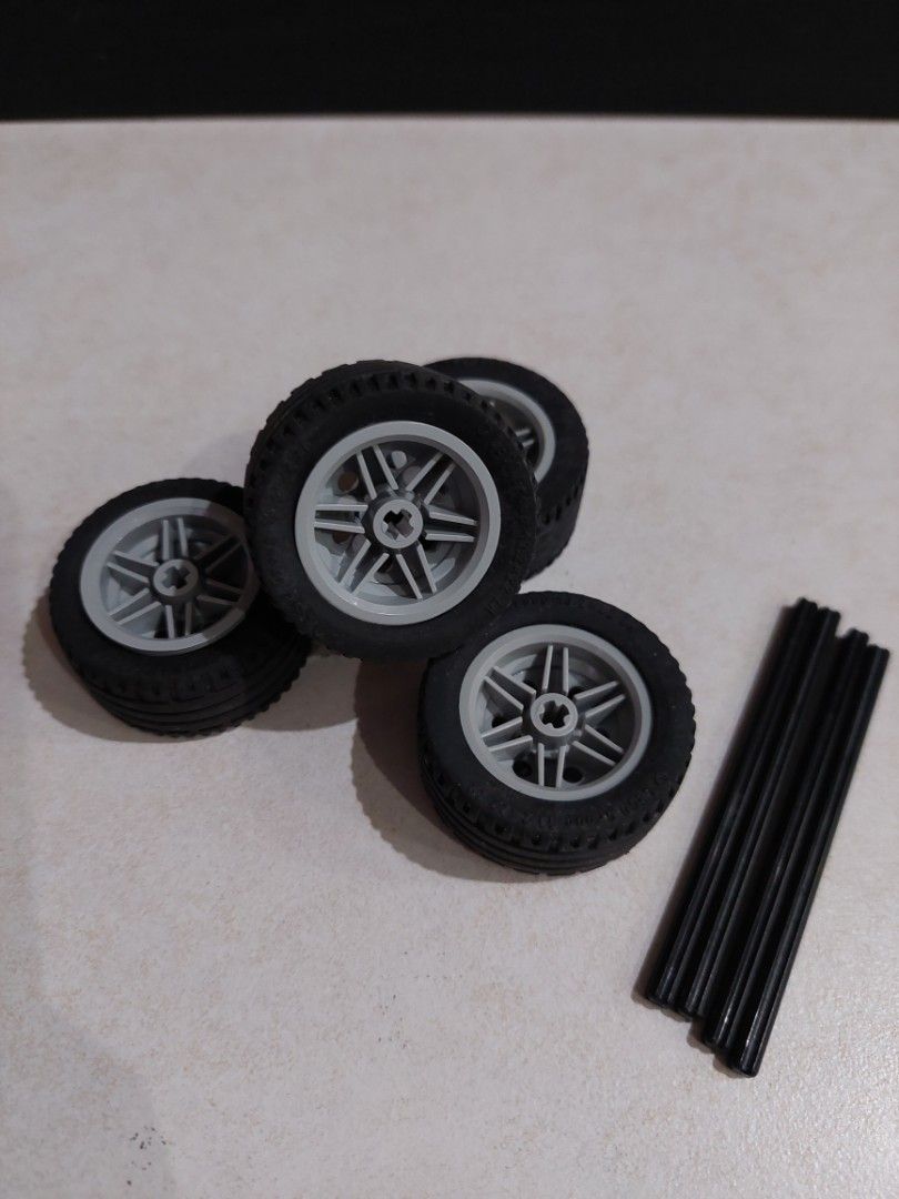 LEGO TIRE PART + RIM, Hobbies & Toys, Toys & Games on Carousell