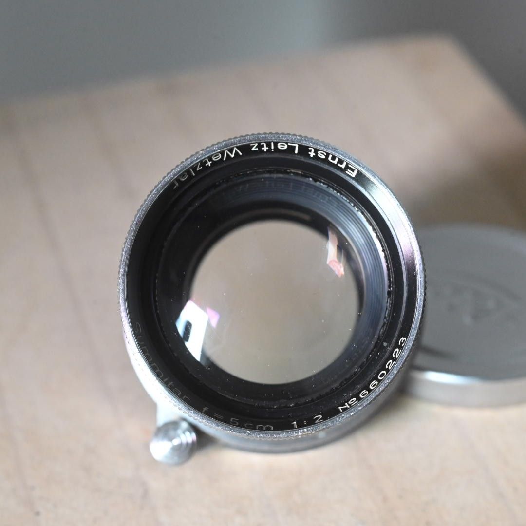 Leica letiz summitar 50mm f2 coated 10-blade aperture, 攝影器材, 攝影配件, 其他攝影 ...