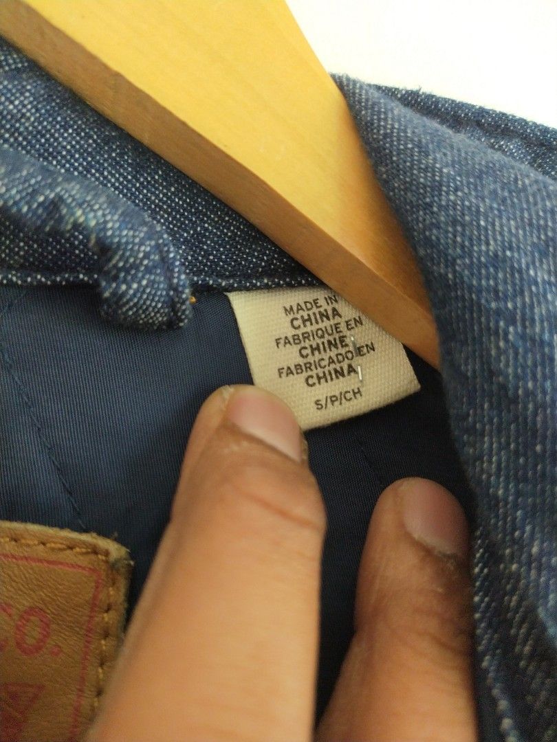 Levi's Denim Diamond stich, Men's Fashion, Coats, Jackets and Outerwear ...