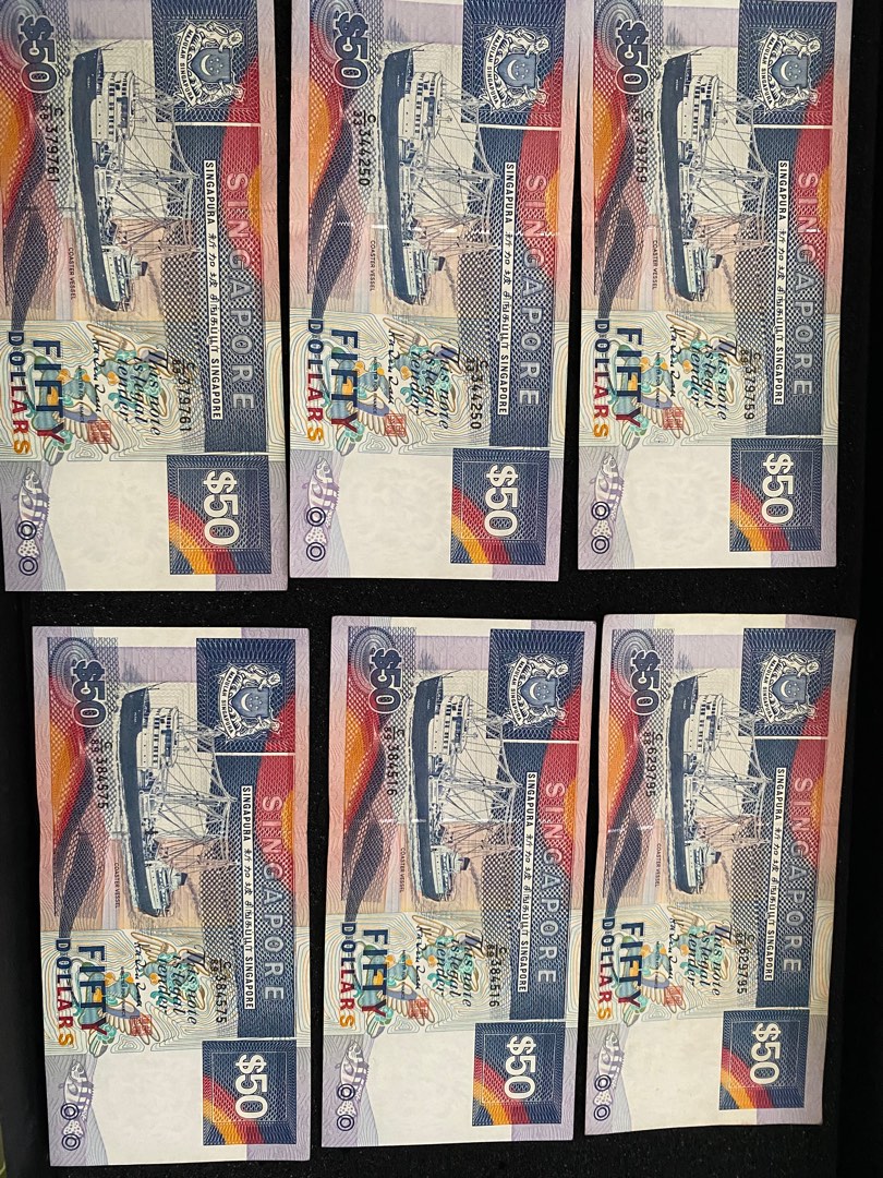 Light blue $50 ship series note | ship $50, Hobbies & Toys, Memorabilia ...