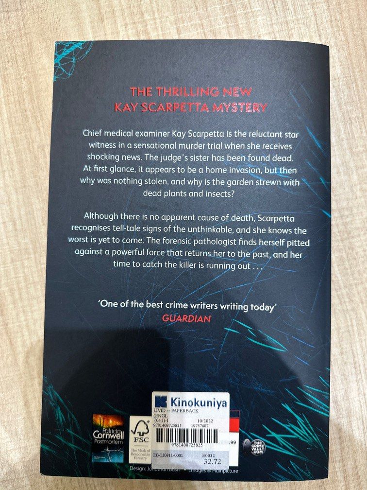 Livid by Patricia Cornwell, Hobbies & Toys, Books & Magazines, Fiction ...