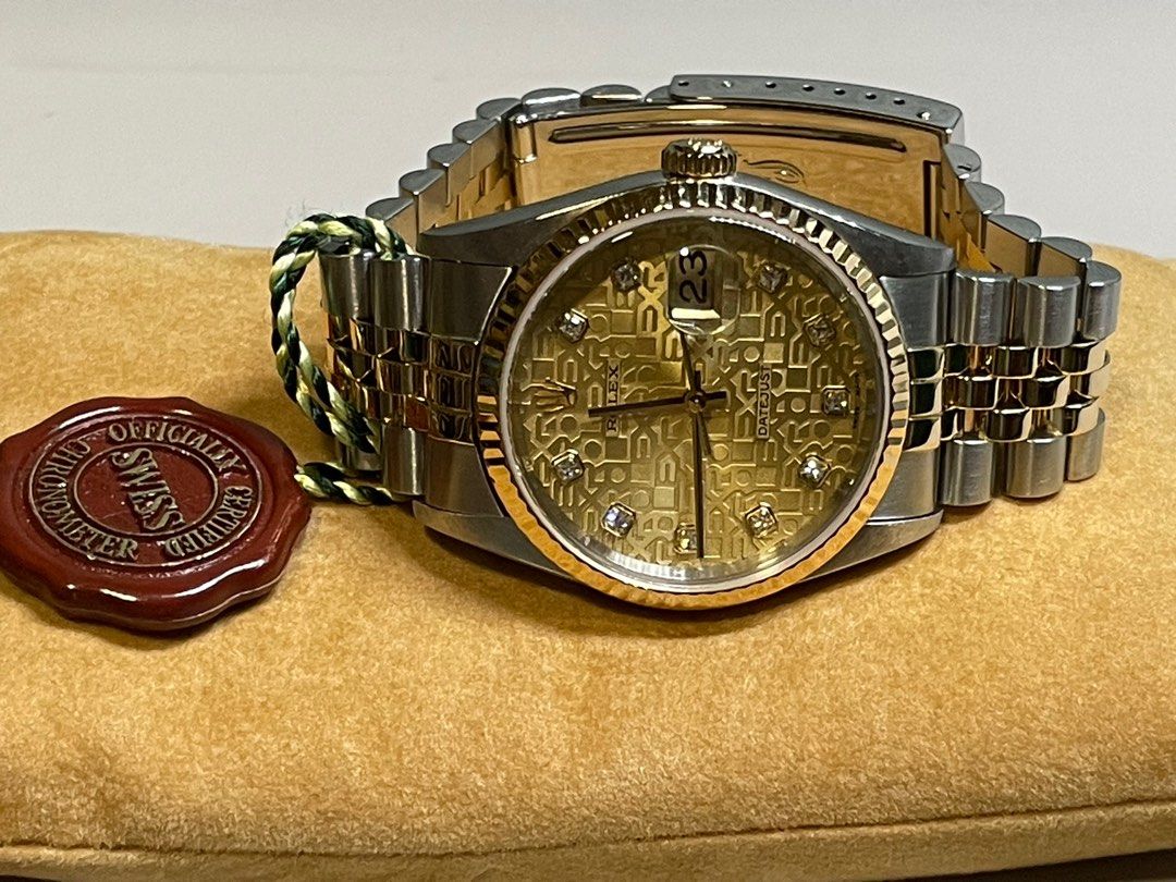 FSOT: LNIB Vintage Rolex 16233 Computer Face Dial with Two Tone Jubilee ...