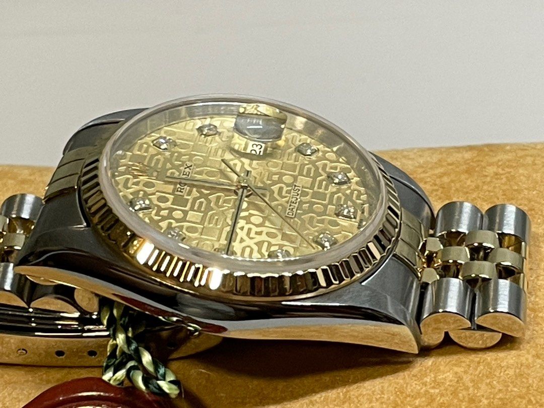 FSOT: LNIB Vintage Rolex 16233 Computer Face Dial with Two Tone Jubilee ...