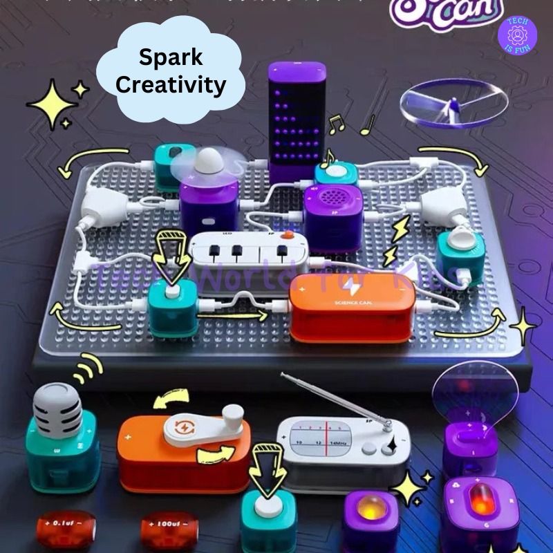 [Local Seller & Free Lessons] Science Can Block Circuit Super Education ...