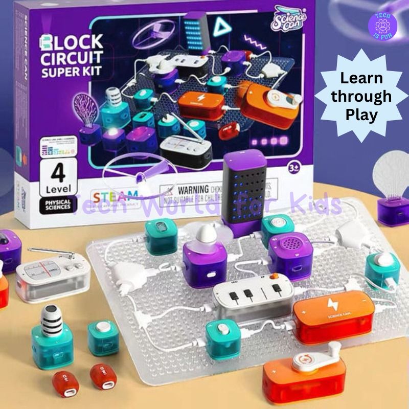 [Local Seller & Free Lessons] Science Can Block Circuit Super Education ...
