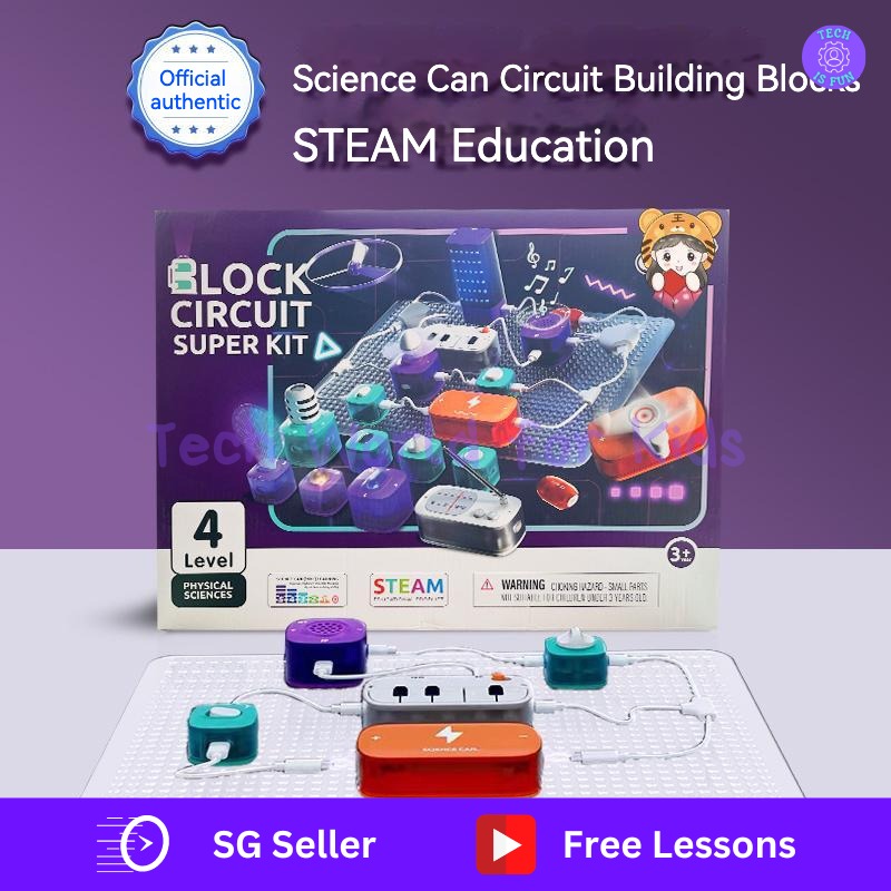 [Local Seller & Free Lessons] Science Can Block Circuit Super Education ...