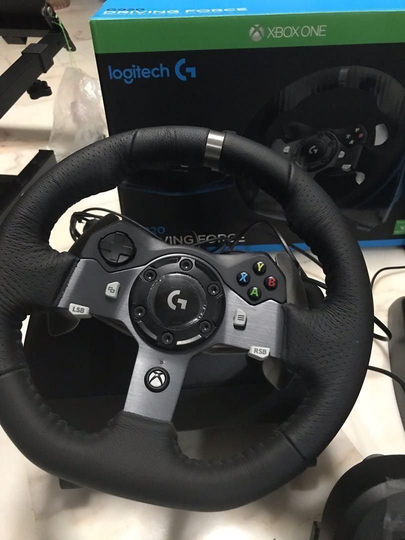 Logitech g920 Steering Wheel with Next Level racing GT lite stand ...