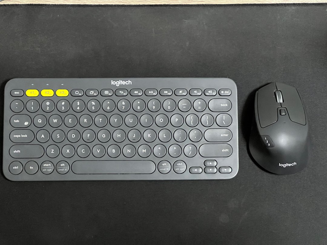 Logitech K380 and M720 Triathlon Bluetooth Keyboard and Mouse ...
