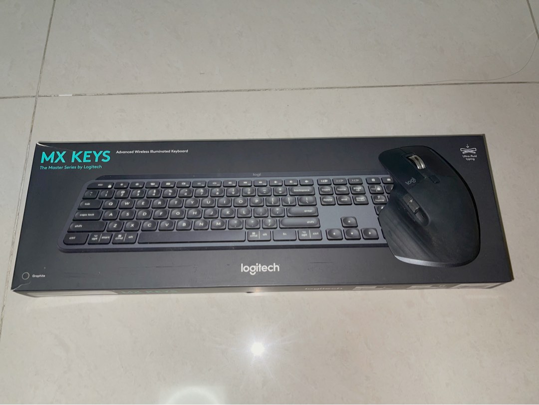 Logitech MX Keys MX Master Computers Tech Parts Accessories Computer Keyboard On