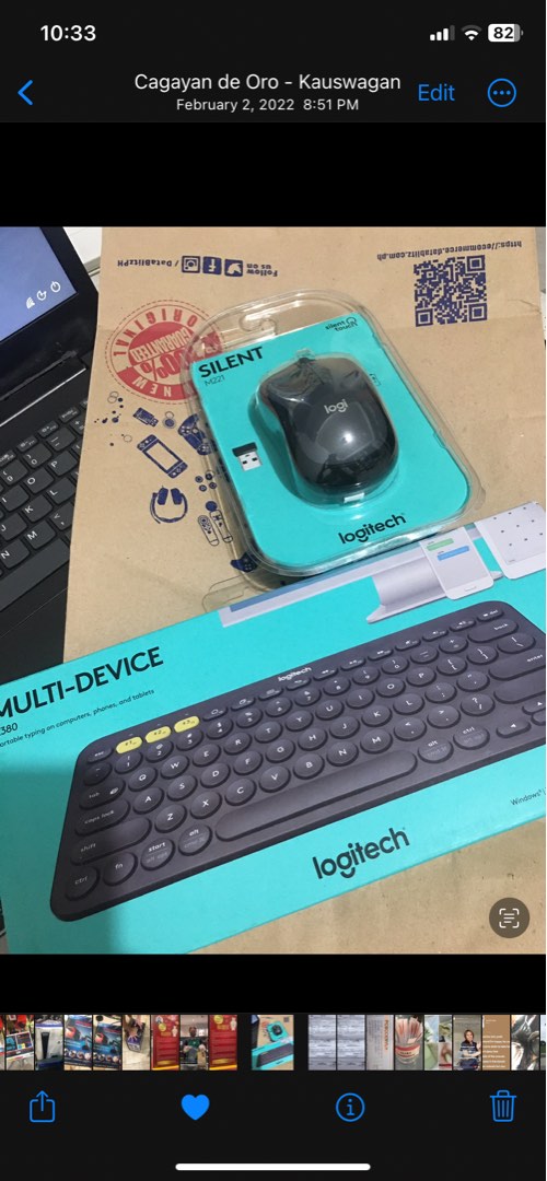 Logitech Wireless Keyboard Computers Tech Parts Accessories Computer Keyboard On Carousell