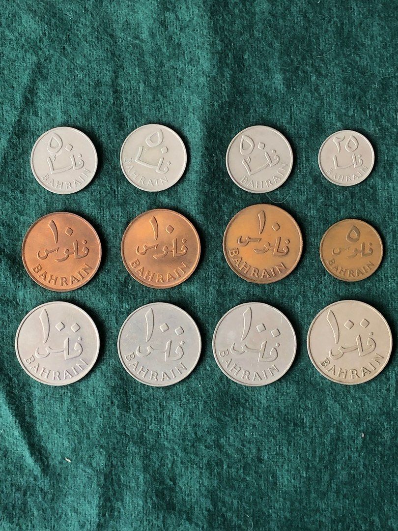 Lot of 12 pcs Vintage 1970's Foreign Bahrain Coins on Carousell