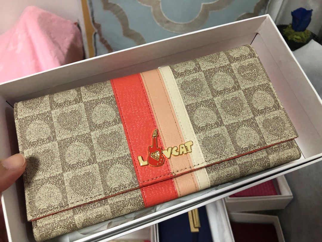LOVCAT ORIGINAL LONG WALLET FROM KOREA, Women's Fashion, Bags & Wallets ...
