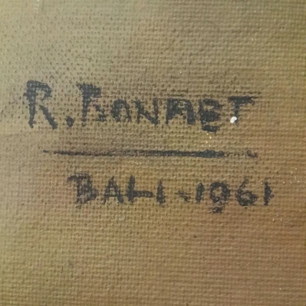 Lukisan Gadis Bali Karya R.Bonnet 1961, Perabotan Rumah di Carousell