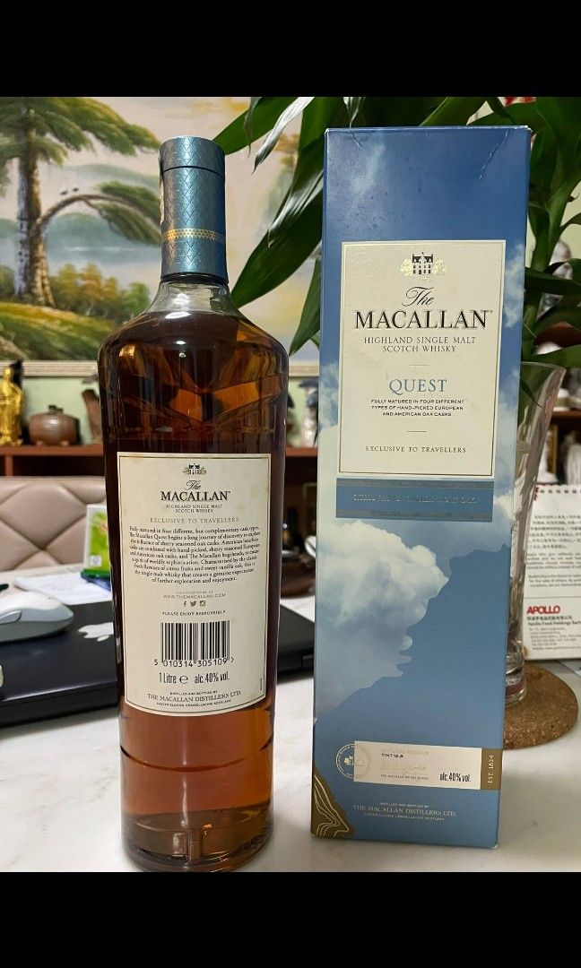 Macallan 1 liter, Food & Drinks, Alcoholic Beverages on Carousell