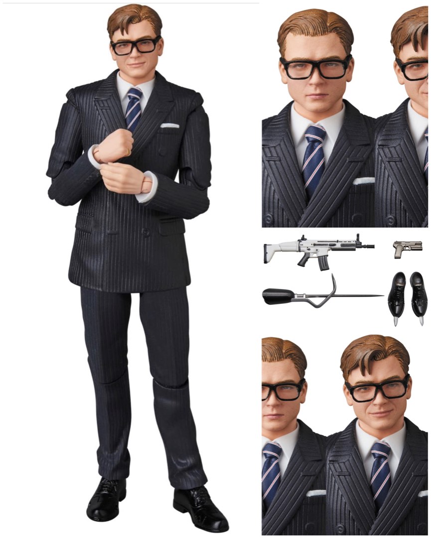 MAFEX No.072 Kingsman Gary (Eggy) Unwin Eggy Mafex Suit Taylor Suit ...