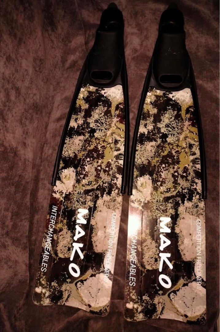MAKO Free Diver Fins (Interchangeable) on Carousell