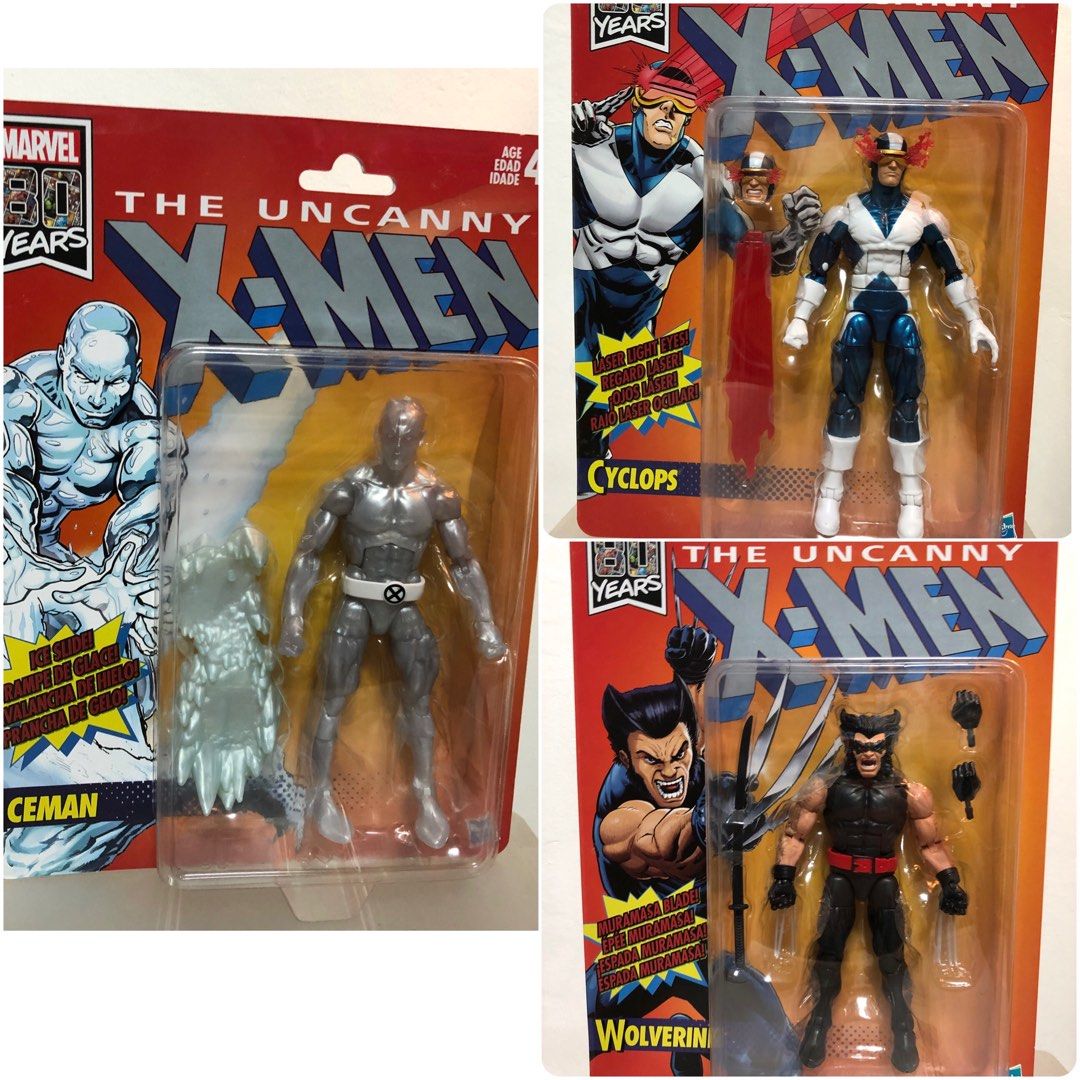 Marvel legends ice-man cyclops x-factor dazzler iceman X factor xfactor ...