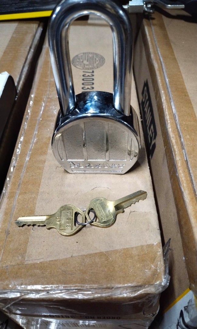 MasterLock Padlock #230LH 2 1/2" body width, Furniture & Home Living ...