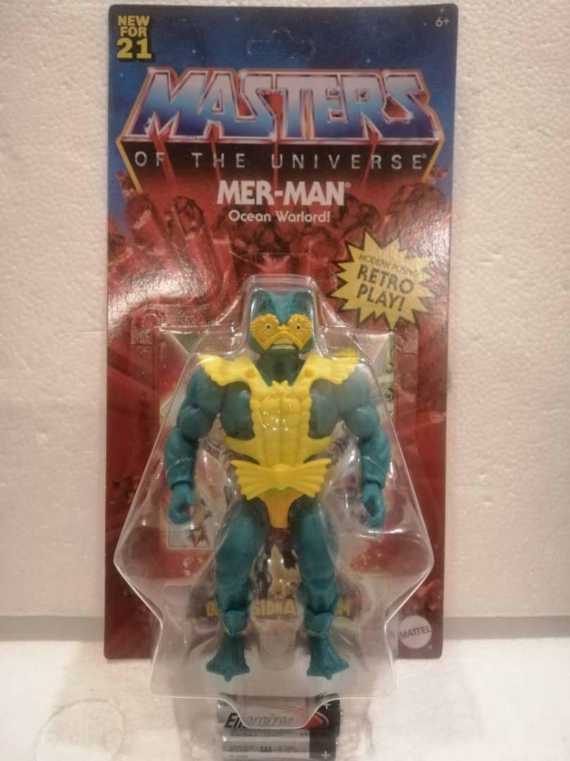 Mattel MOTU Masters of The Universe He-Man Merman MISB, Hobbies & Toys ...