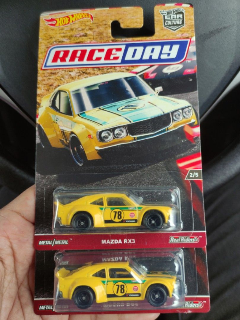 Mazda RX3 Hot Wheels Race Day, Hobbies & Toys, Toys & Games on Carousell