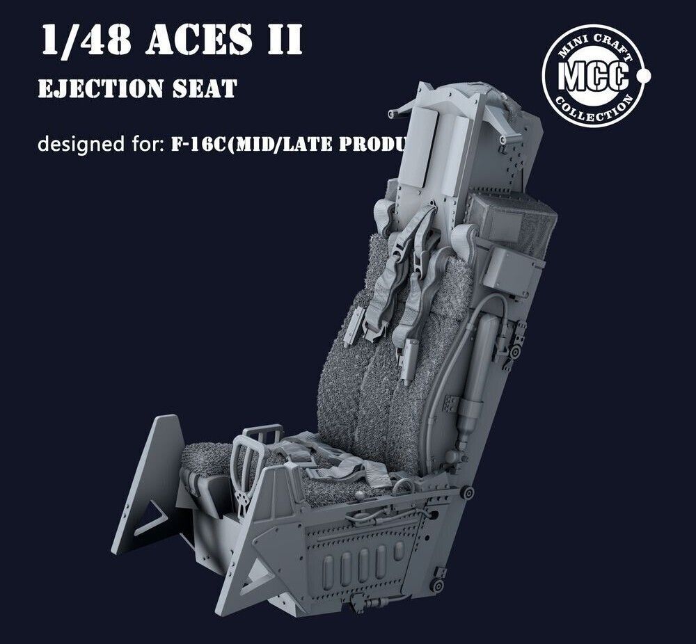 MCC 1/48 ACES II Ejection Seat for F-16C Mid/Late 美國空軍F-16C中後期型用ACES II ...