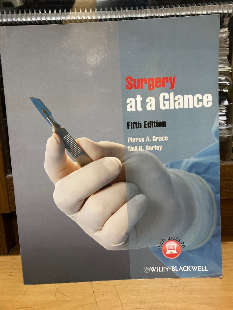 Medical Textbook- Surgery at a Glance, Hobbies & Toys, Books ...