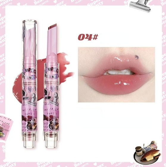 Melia Solid Lip Gloss Lip Glaze Lipstick Lipstick Moisturizing Mirror ...