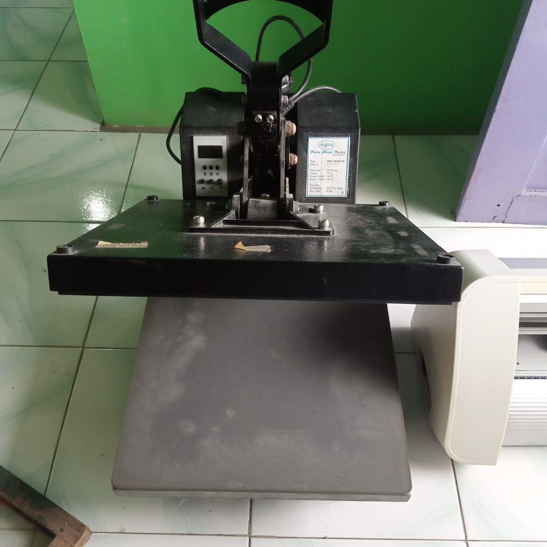 Mesin press sablon baju (Hitam), Desain & Kerajinan Tangan, Alat ...