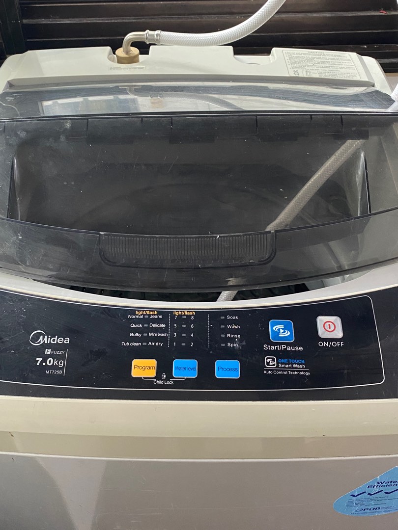 Midea 7 kg washing machine, TV & Home Appliances, Washing Machines and ...