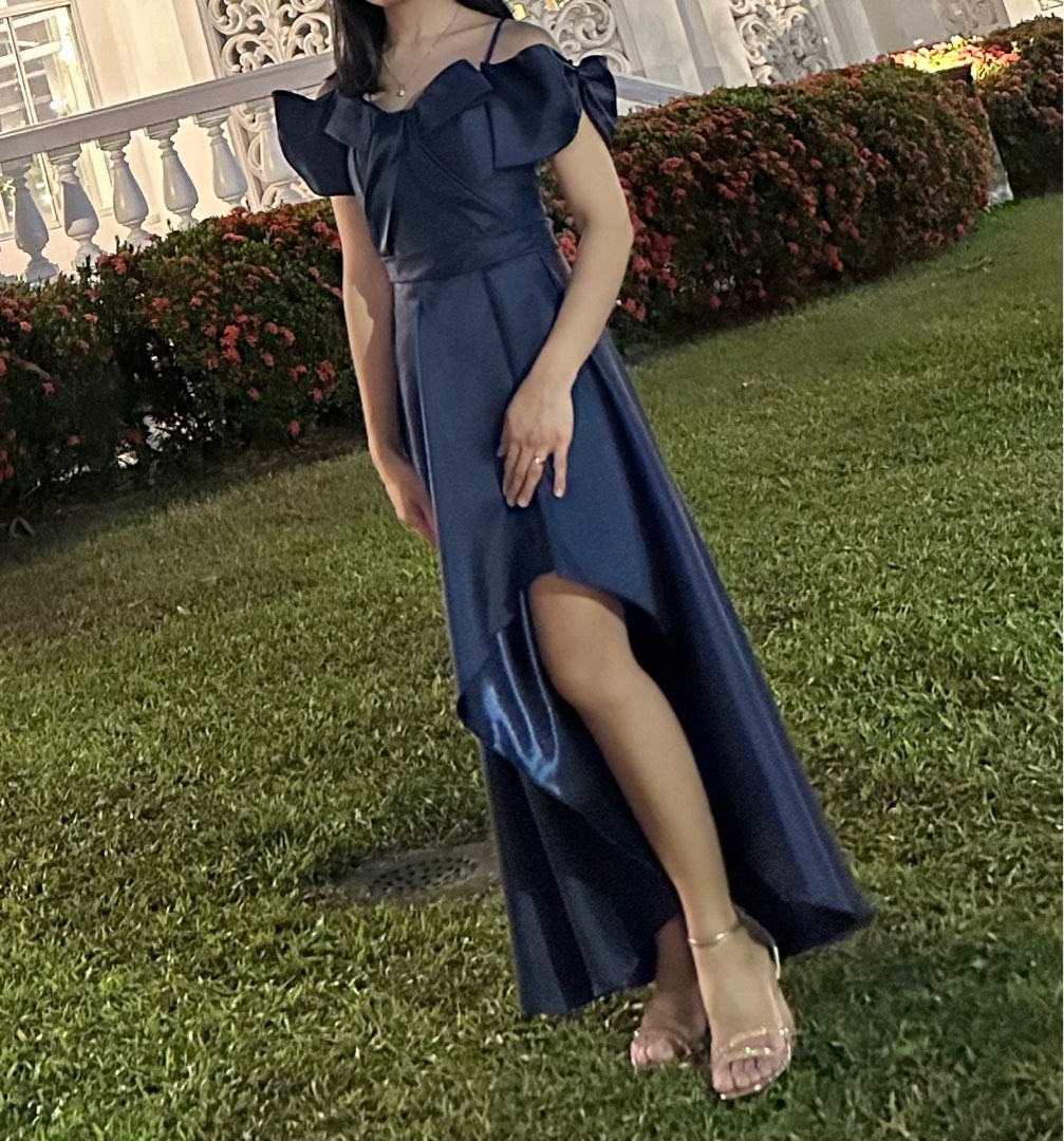 Midnight Blue Gown on Carousell