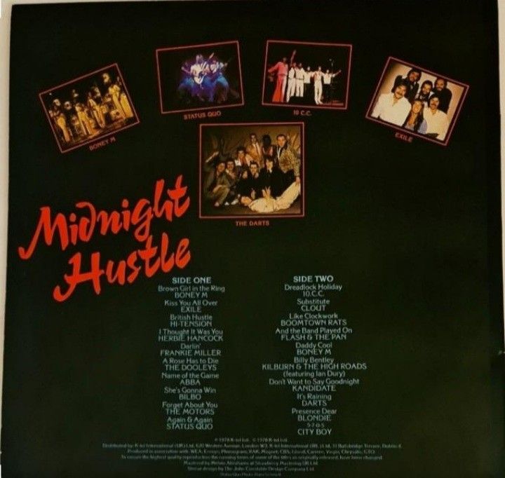 Midnight Hustle 20 Original Hits Original Stars - LP Vinyl Record ...