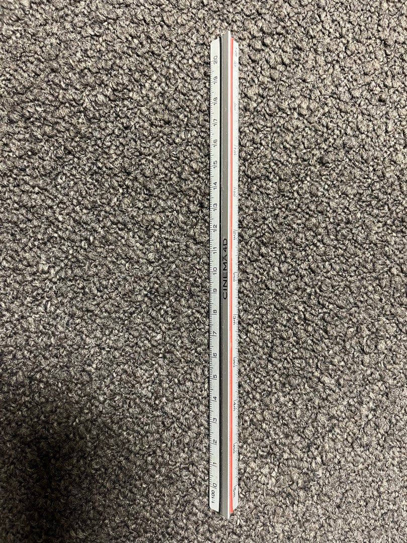 Mini Scale Ruler 20cm 1:100/20/50 technical architecture drawing ...