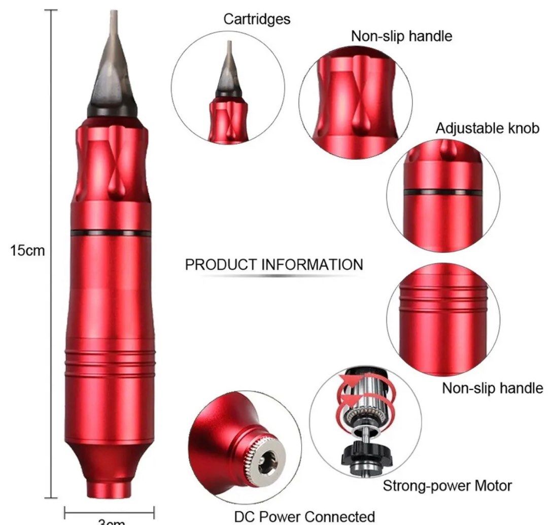 Mini tattoo machine, Hobbies & Toys, Stationery & Craft, Craft Supplies ...