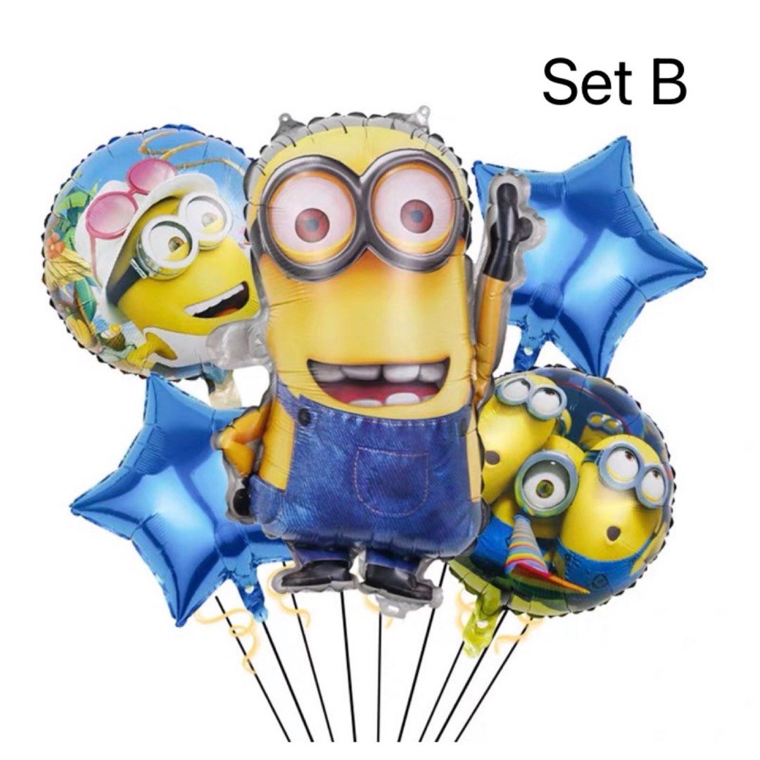 Minion balloon deco party, Hobbies & Toys, Stationery & Craft ...
