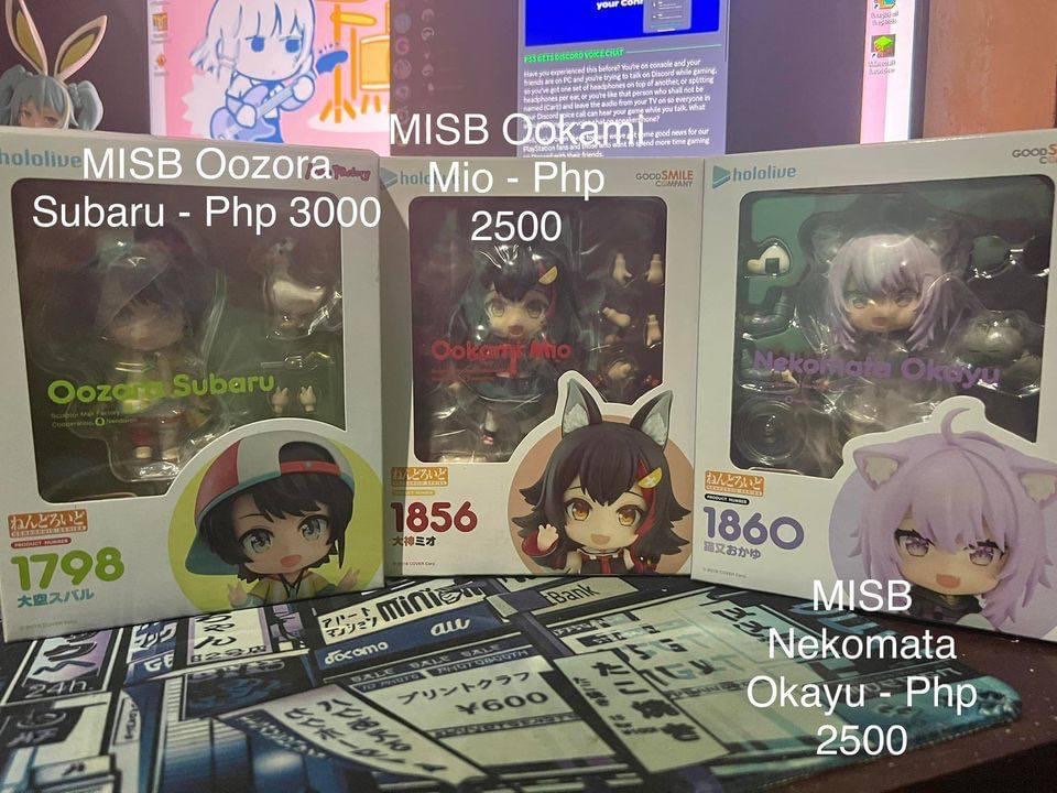 MISB Hololive Nendoroids, Hobbies & Toys, Toys & Games on Carousell