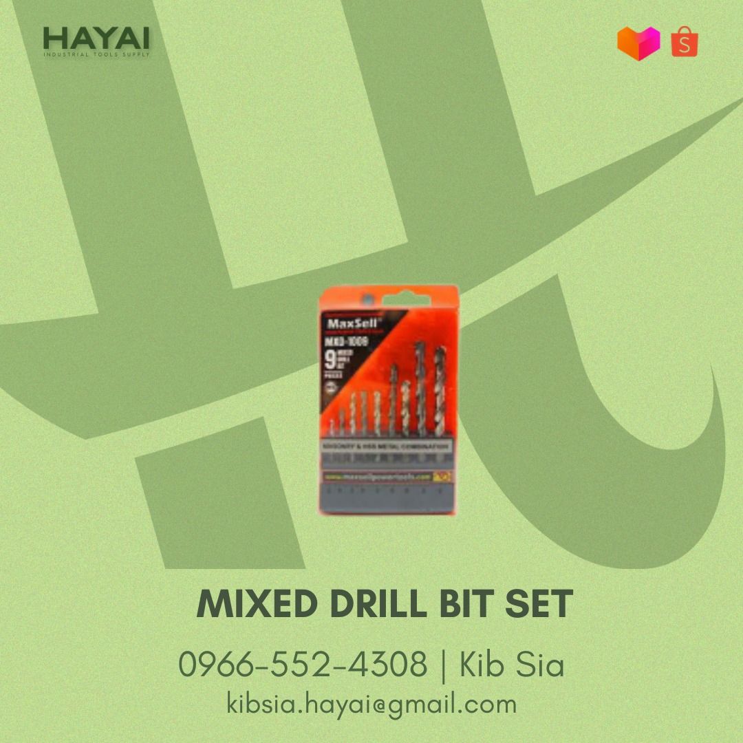 MIXED DRILL BIT SET on Carousell